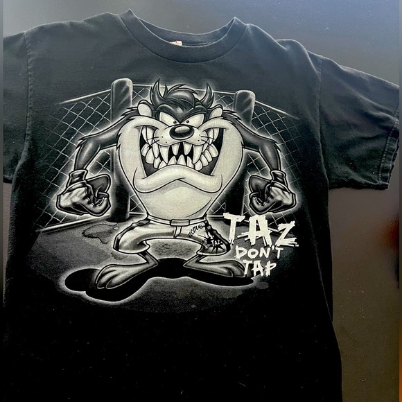 Warner Bros. | Shirts | Vintage Looney Tunes Taz Dont Tap Shirt | Poshmark